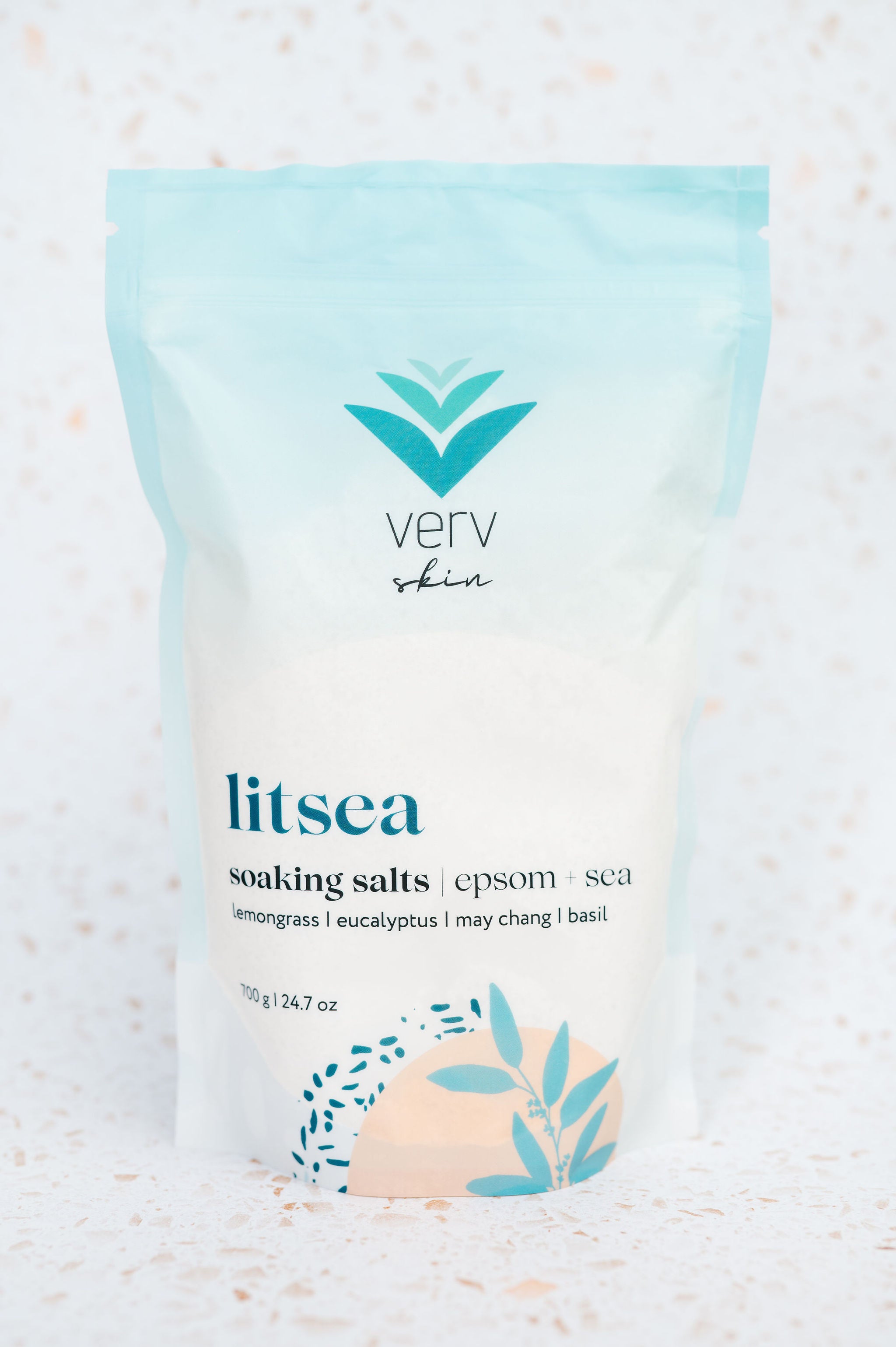 LITSEA Soaking Salts | Lemongrass + Eucalyptus – Verv Skin